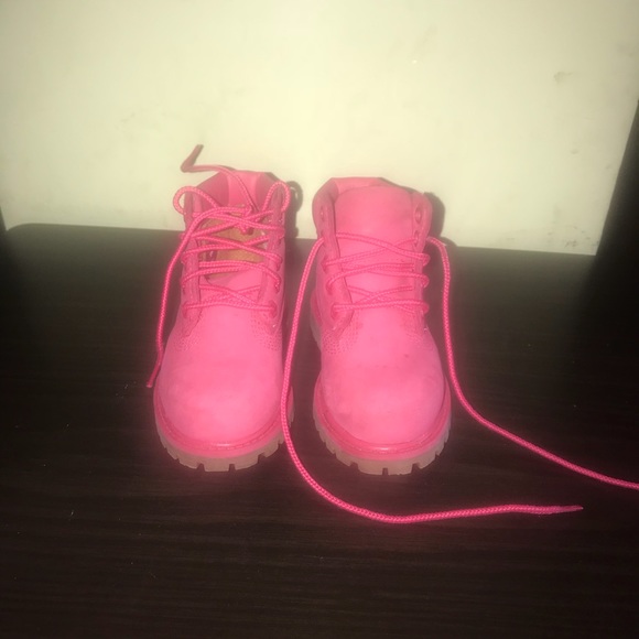 Timberland | Shoes | Hot Pink Timberlands | Poshmark